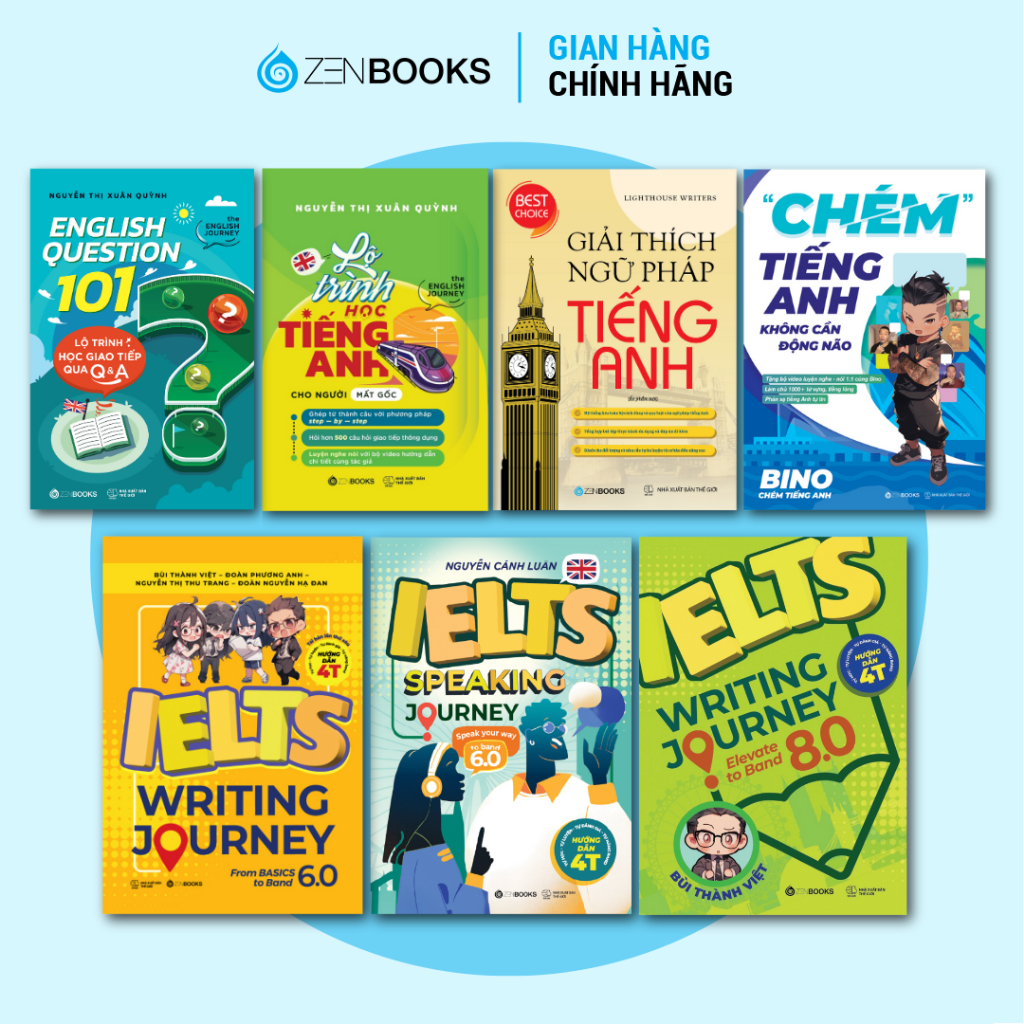 (Bino x Zenbooks) Books - Comprehensive English Learning Book Set ...