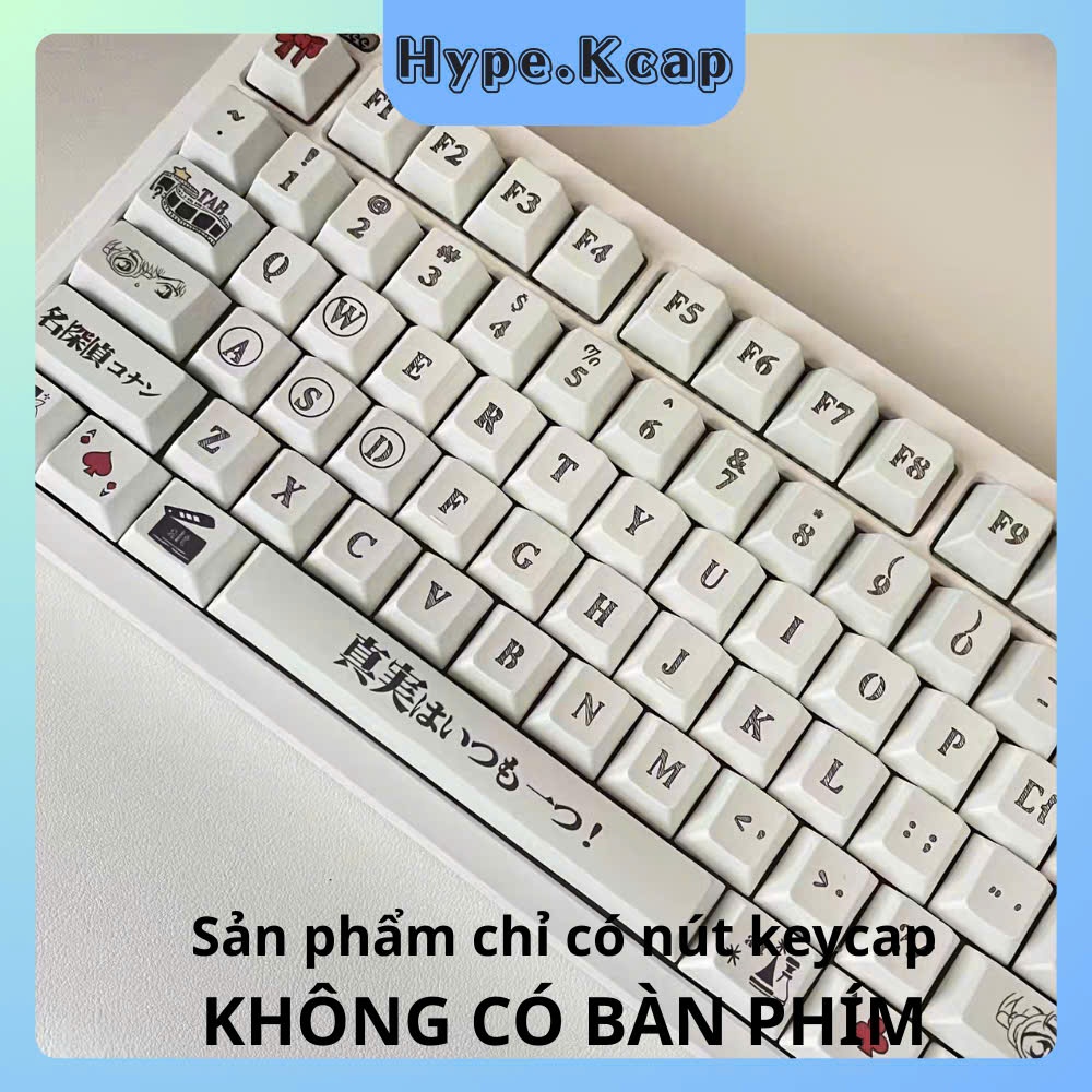 Detective Conan Cherry Profile PBT plastic Keycap for mechanical ...