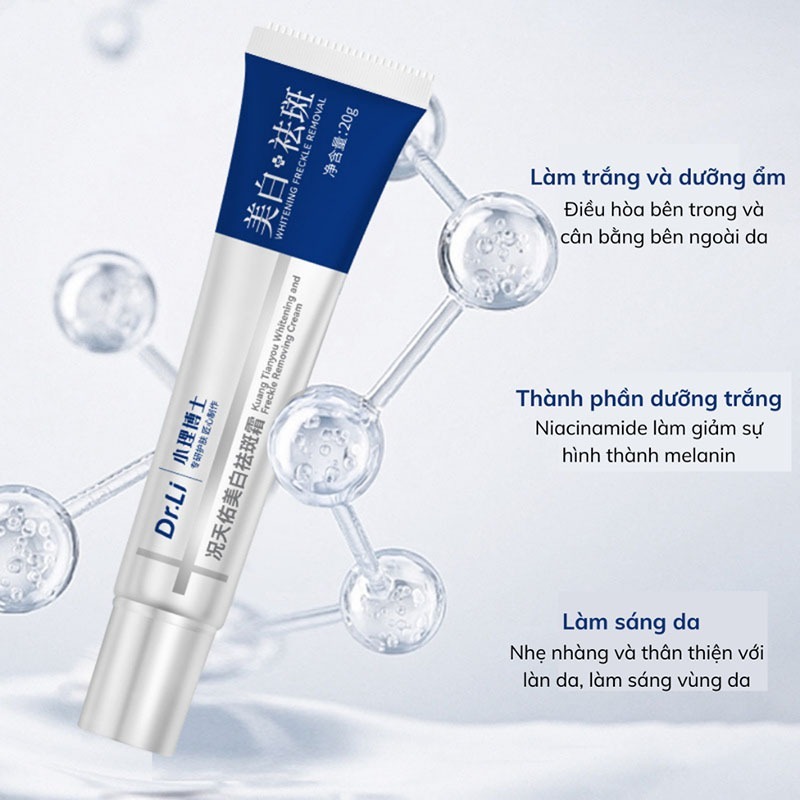 Dr.Li Age Spot Reduction Cream 20g Compact Tube, Effective Skin ...