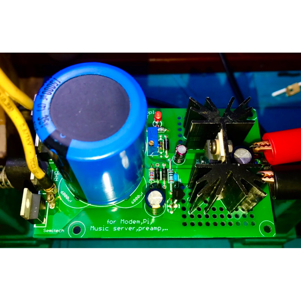 Linear voltage regulator PCB 5A series with soft-star(no components ...