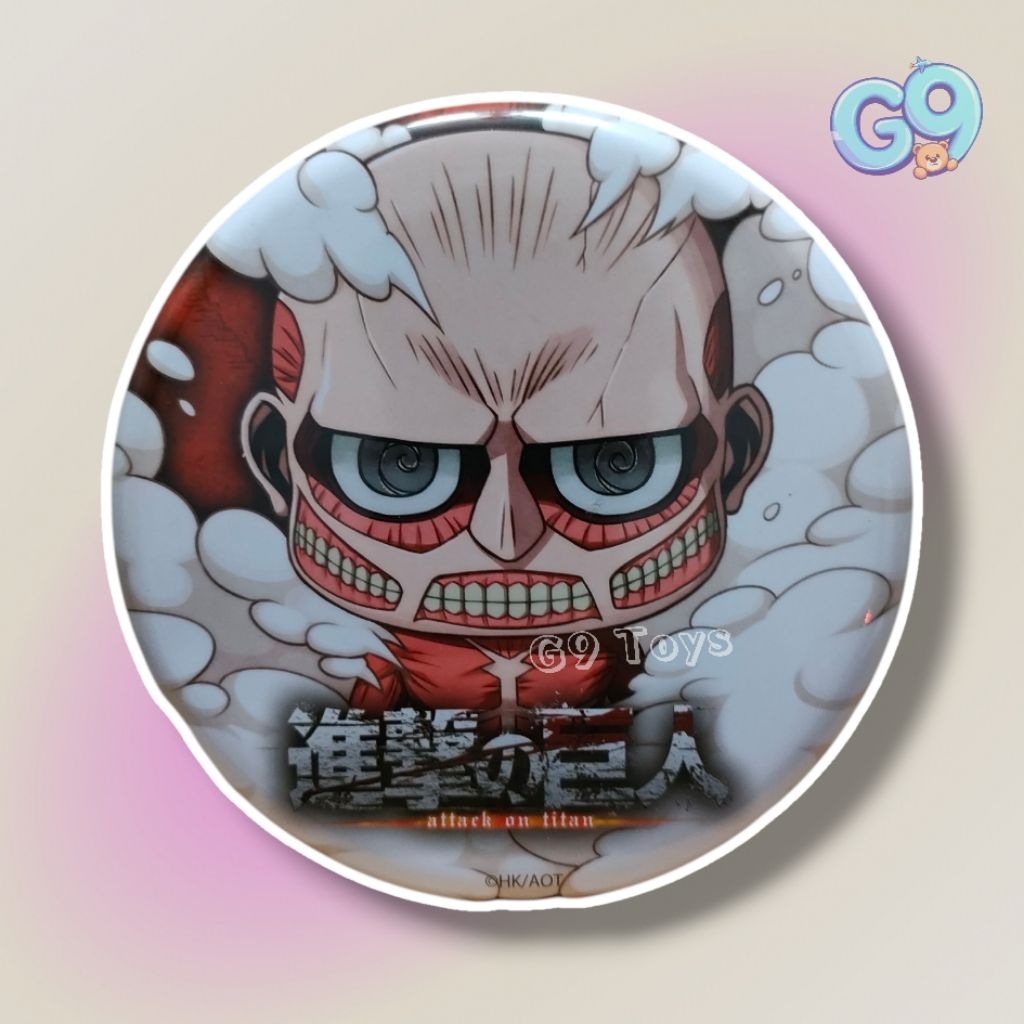 Colossal Titan Attack on Titan Badge | Shopee Philippines