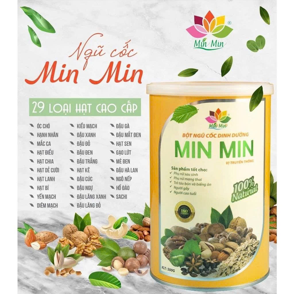 Min Min Nutritional Cereal Powder 29 Traditional Flavored Grains 500G ...