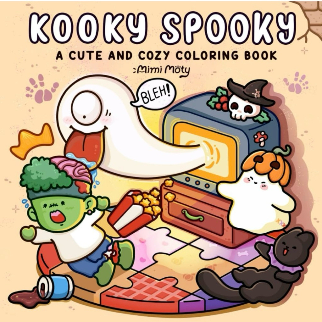 XO Kooky Spooky (180gsm paper, free sample picture) bound with spring ...