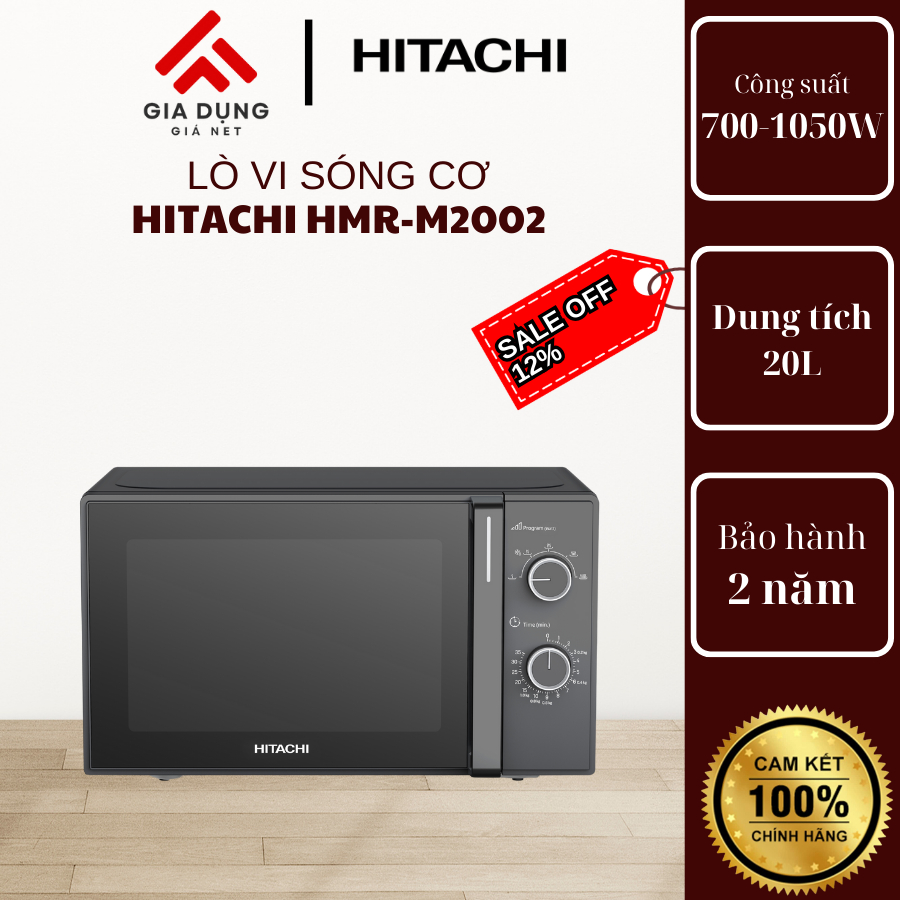 Genuine Hitachi 20 liter HMR-M2002 microwave oven, 24 months, 5 cooking ...