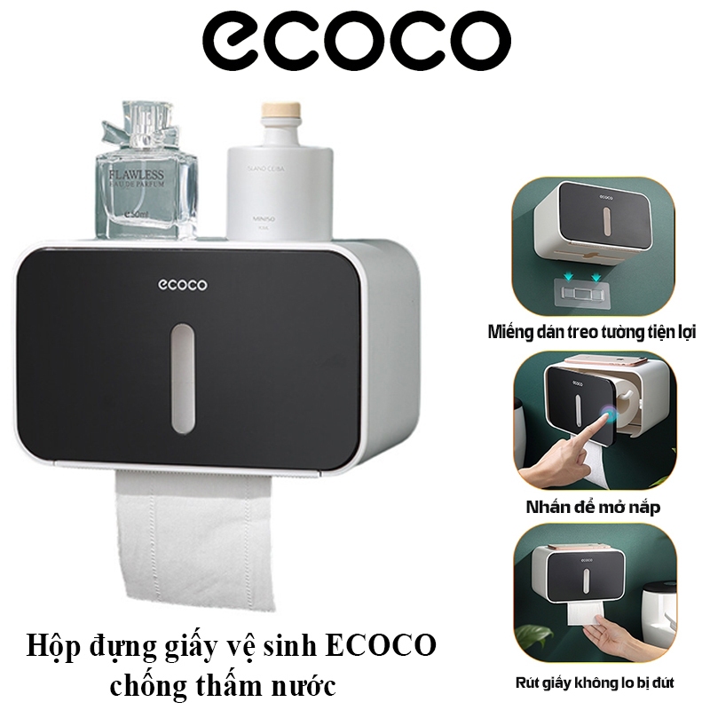 Ecoco E1903 paper box, convenient wall sticker, no drilling required ...