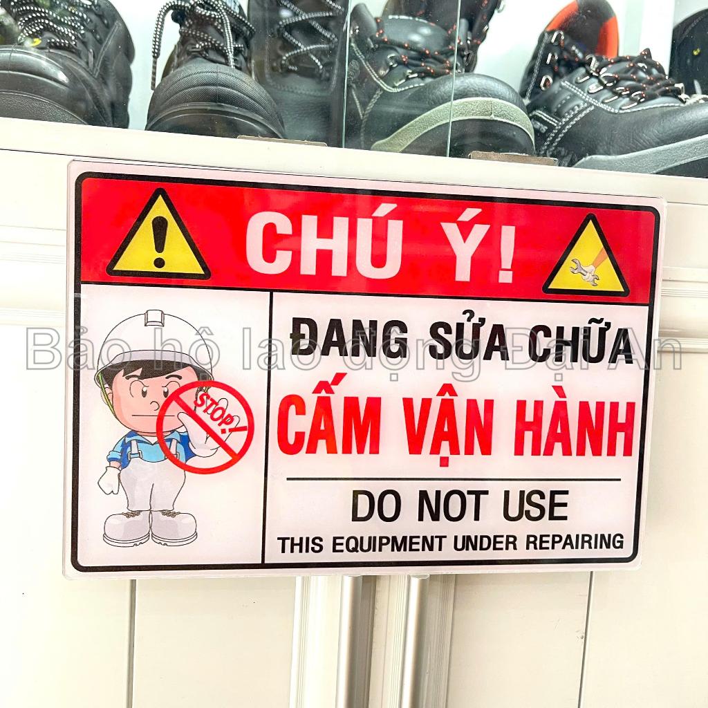Mica sign with decal sticker, content prohibited in operation, size ...