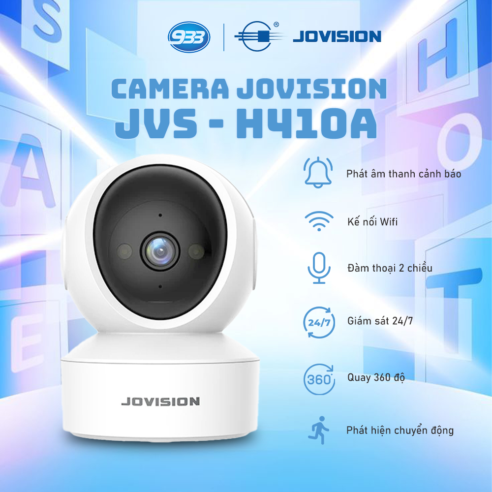 Jovision JVS-H410A 4MP Smart Wifi Camera – 360 Rotating Security Camera ...