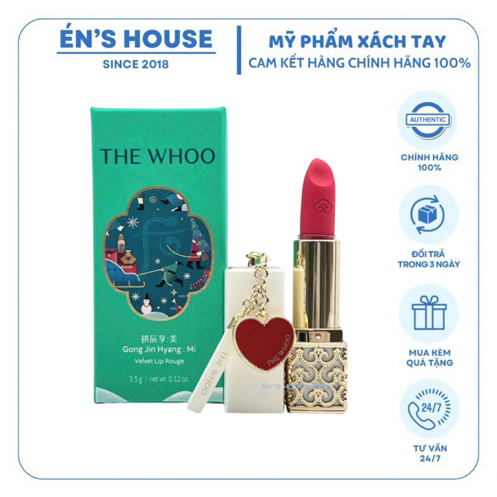 Whoo Gongjinhyang Mi Luxury Lip Limited Edition Matte Lipstick Set ...