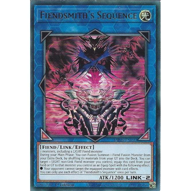 [KW2 Yugioh] [EN-UK] Card MP25-EN223 Fiendsmith's Sequence : Ultra Rare Card : 1st Edition ...