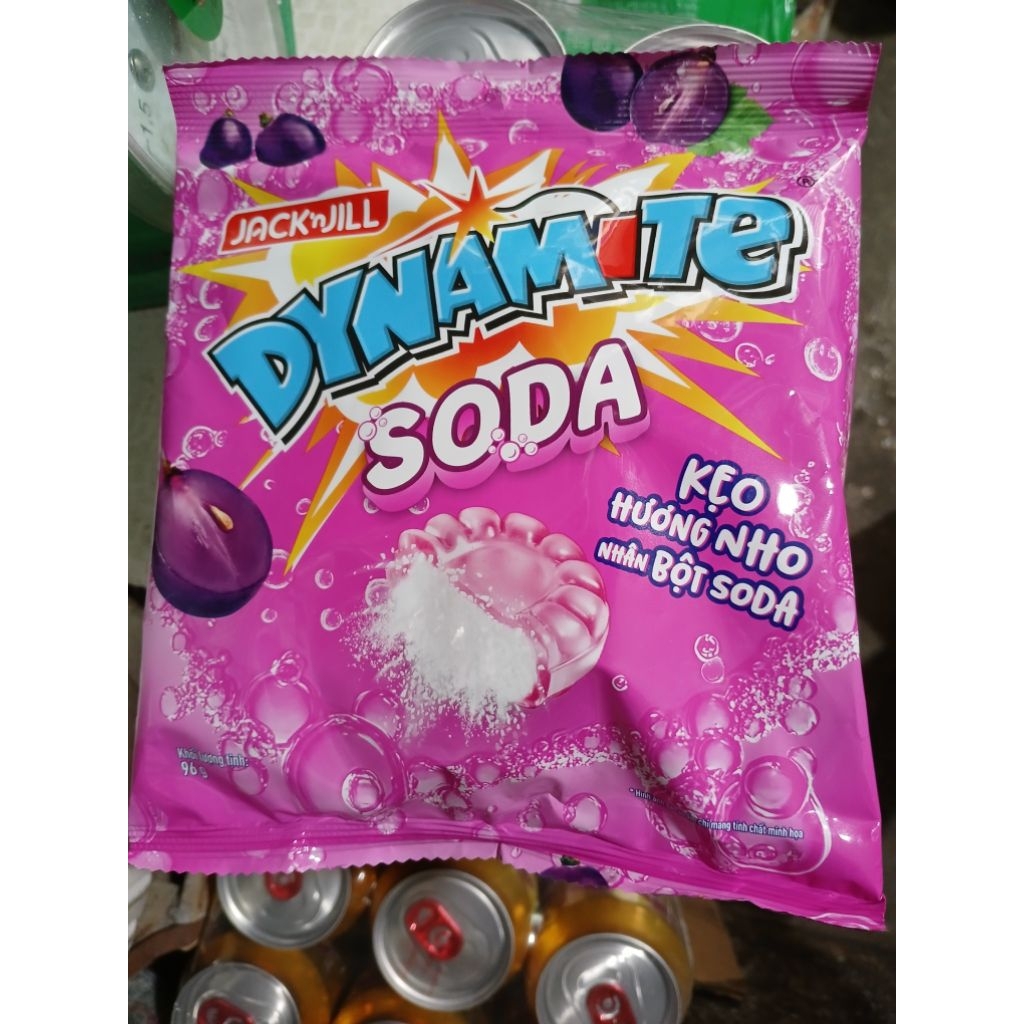 DYNAMITE Candy Grape Flavor with Soda Powder 96g | Shopee Philippines