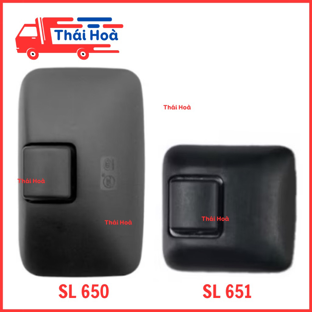 Rearview mirror SL 650 SL 651 installed for Hoa Mai, Cuu Long, Victory, Dongfeng | Shopee ...