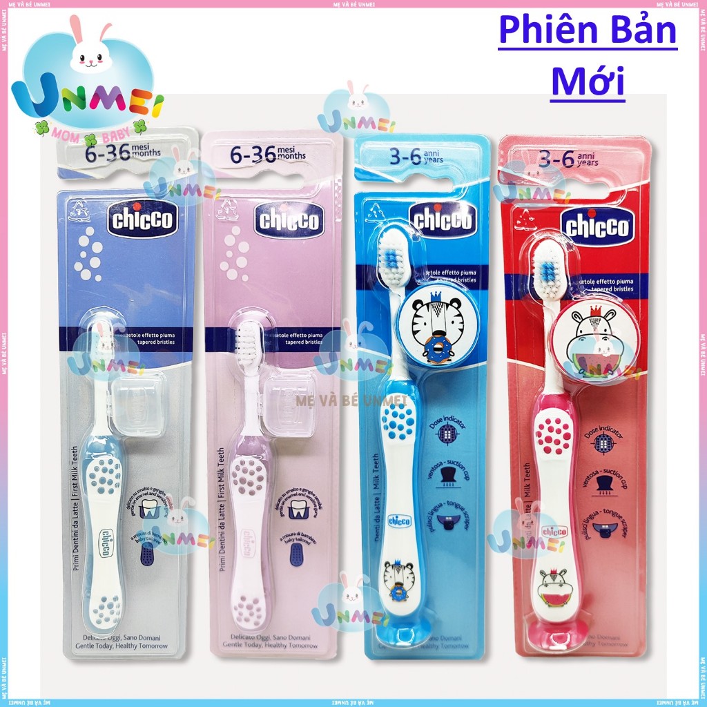 Chicco toothbrush for babies from 6-36 months and 3 - 6 years old ...