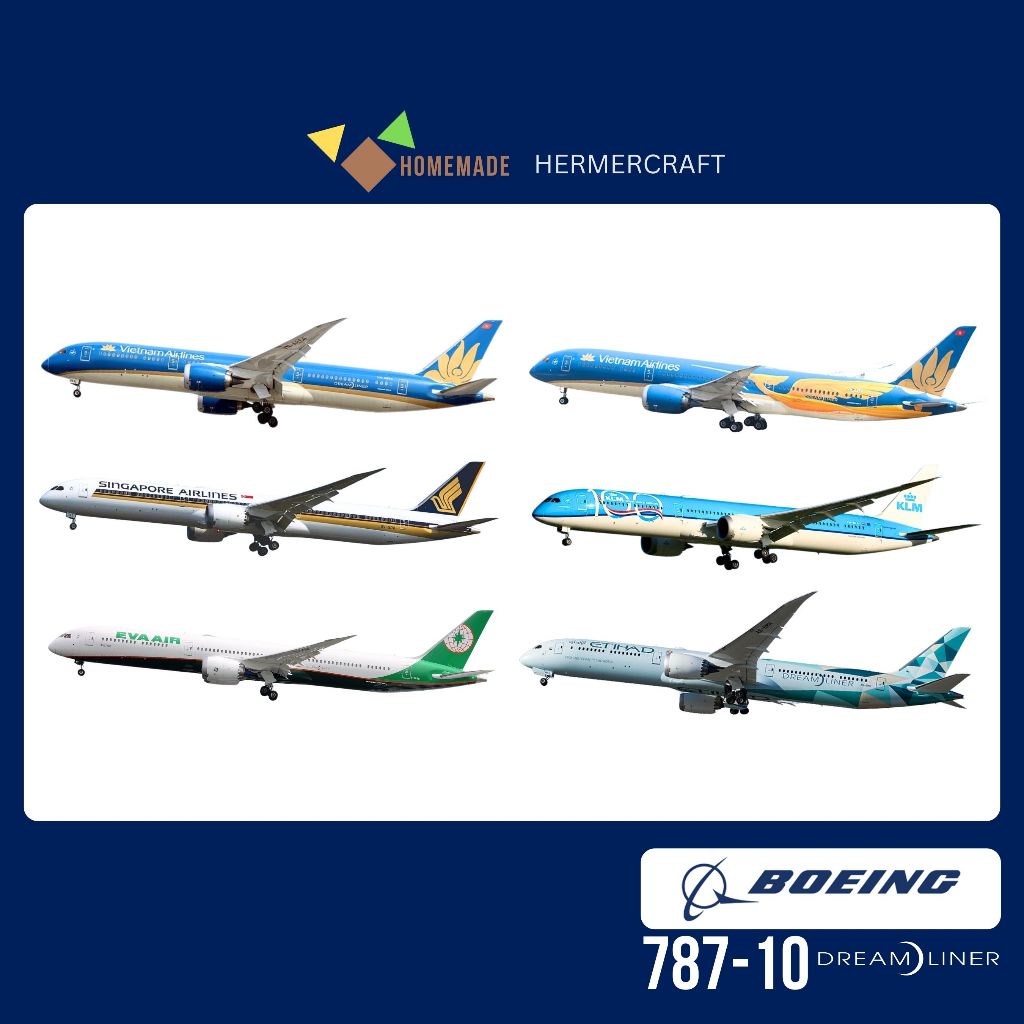 Boeing 787 Dreamliner Commercial Airplane Hardcover Model (787-8; 787-9 ...