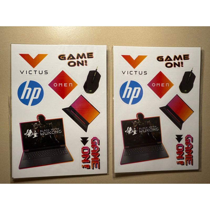 HP OMEN VICTUS GAME ON Stickers | Shopee Philippines