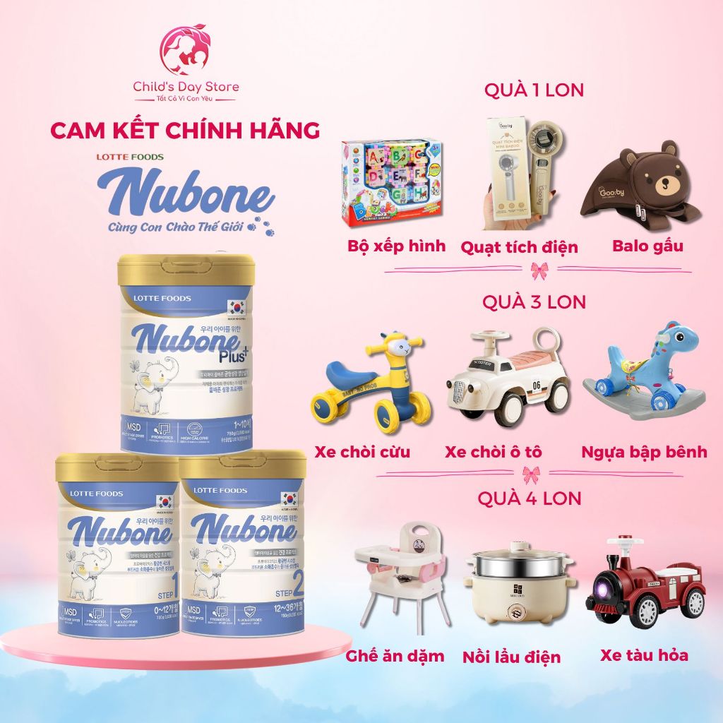 [BIG GIFT] Nubone Plus+ Milk, Step 1, Step 2. High-energy milk supports ...