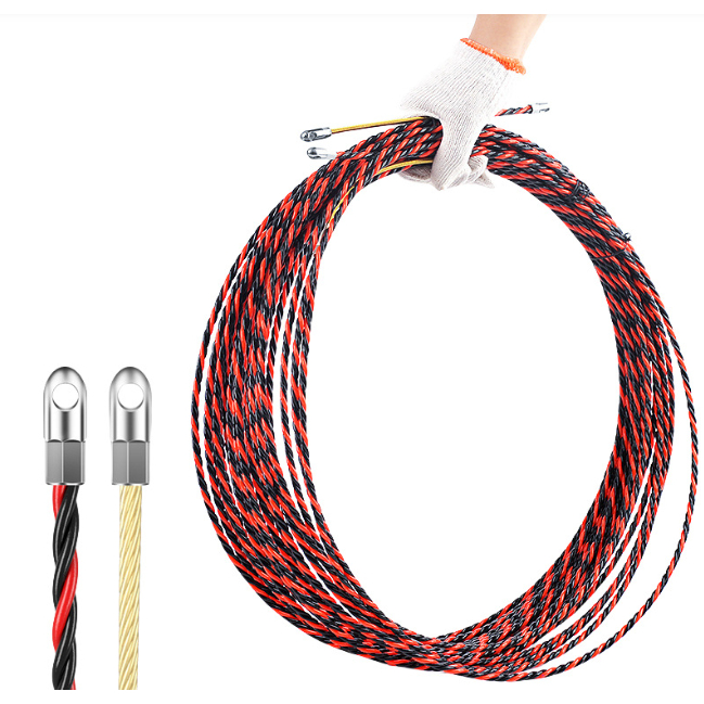 Red and black twisted plastic electrical wire primer wire 3-core ...