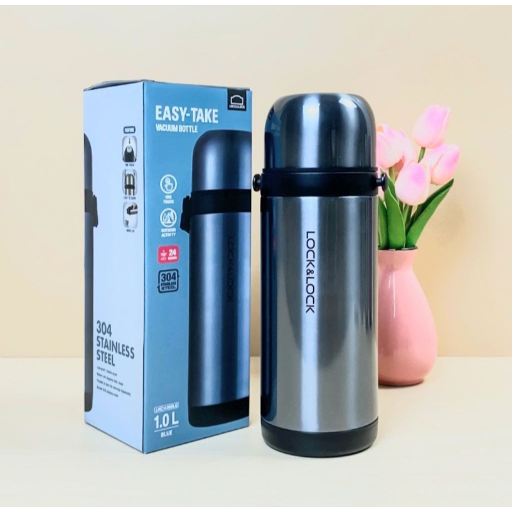 LocknLock Thermos Bottle 1.000ml – LHC1439(Green) | Shopee Philippines