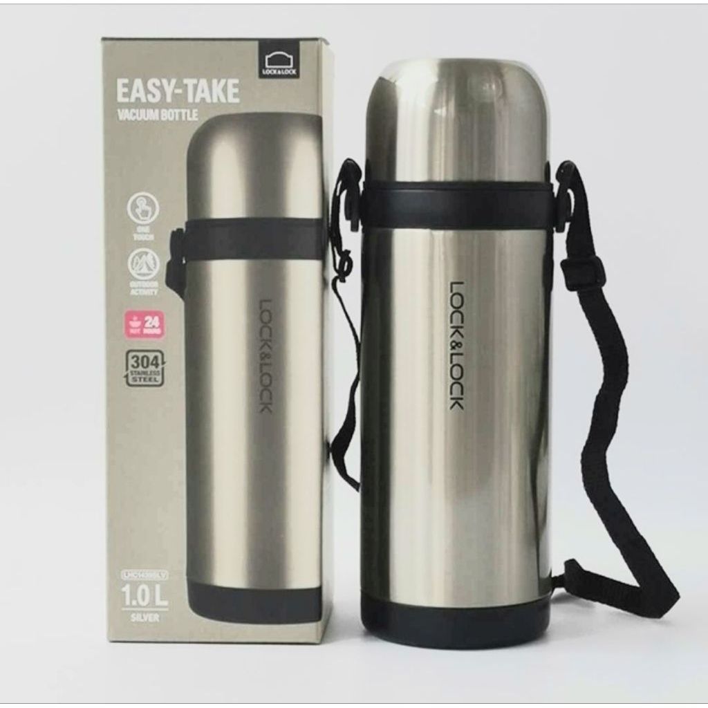 LocknLock Thermos Bottle 1.000ml LHC1439(Record) | Shopee Philippines