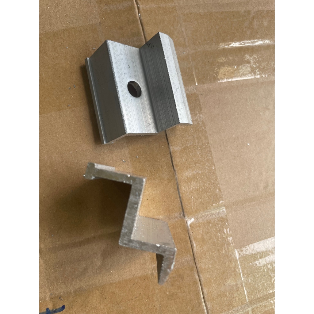 [ALUMINUM PATTERN ONLY] 5 PCS Edge clamp / End clamp / End clamp / 30mm ...