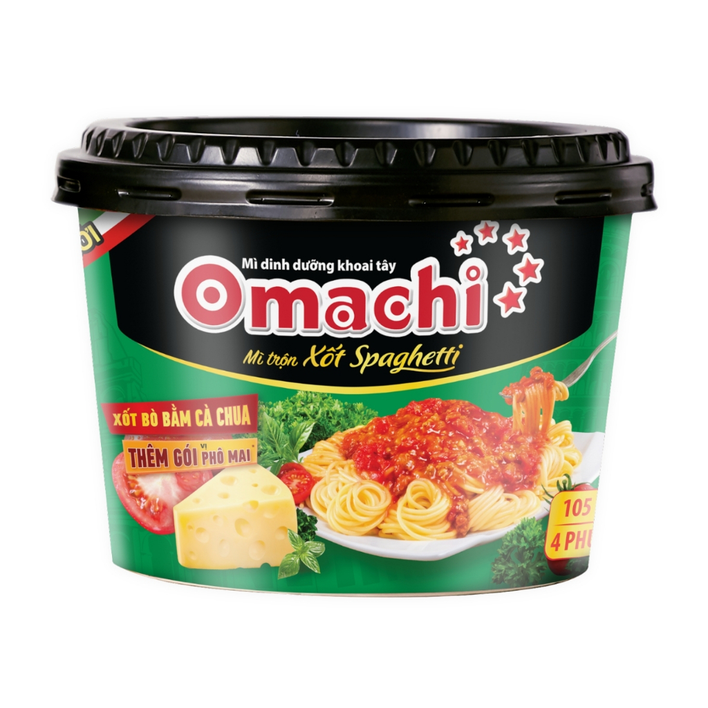 Omachi mixed noodles with spaghetti sauce 105g | Shopee Philippines