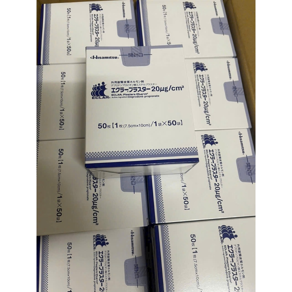 SX 2025, Box of 50 Japanese Eclar Plasters Hisamitsu Keloid Scar ...