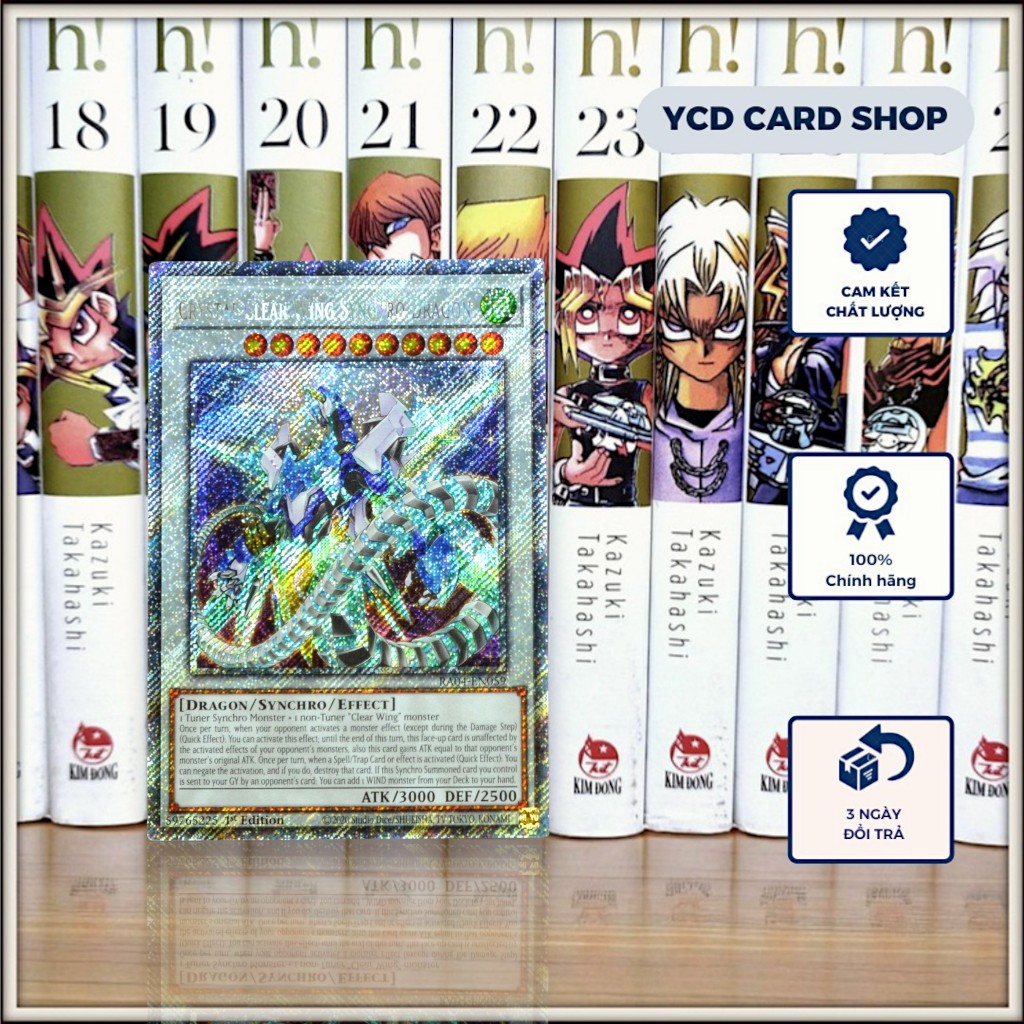 [YCDcardgame] Genuine yugioh card Crystal Clear Wing Synchro Dragon ...