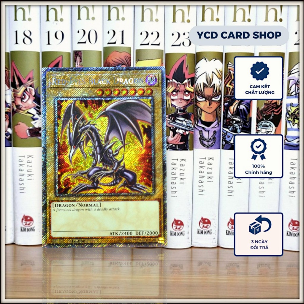 [YCDcardgame] Genuine yugioh card Red-Eyes Black Dragon (7th Art ...