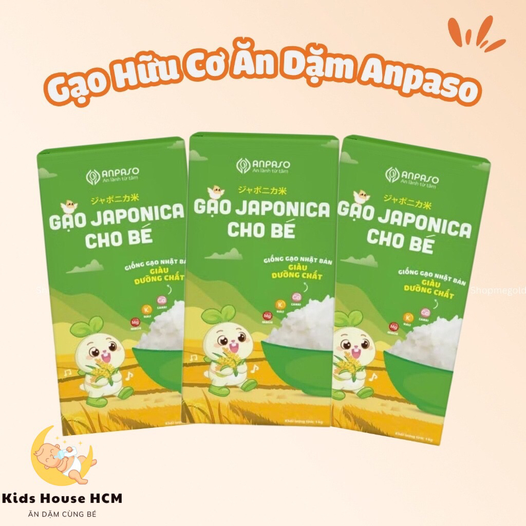Japonica Rice for Baby Anpaso 1kg - Japanese rice variety contains many ...