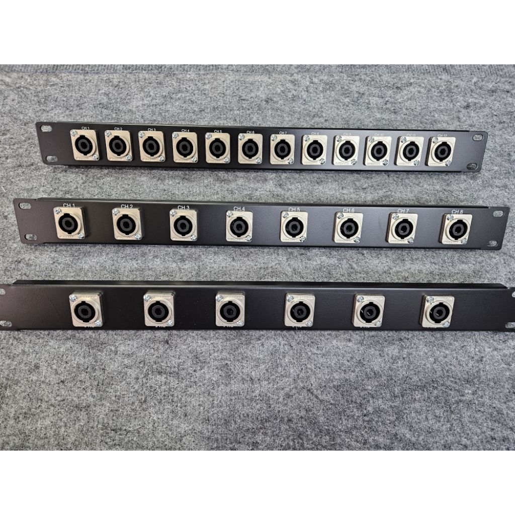 Speaker splitter bar type 6-8-12 sockets with built-in pratt audio jack ...