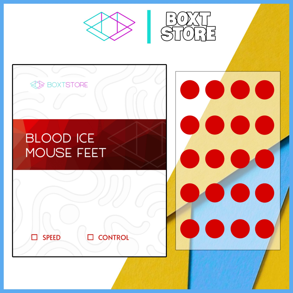 Mouse Feet BOXT Blood Ice Control for Gaming Mouse - Feet Universal DIY ...