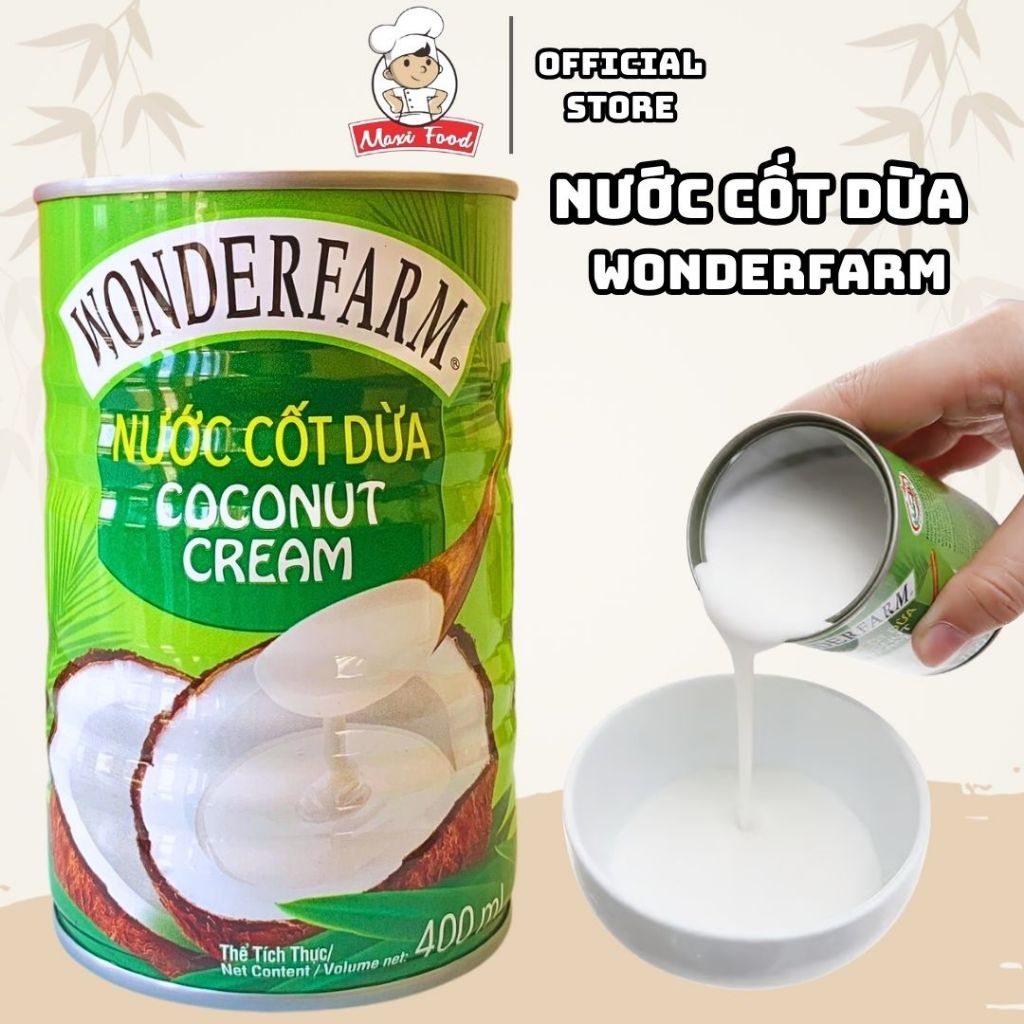 Wonderfarm Coconut Milk(160ml/400ml) | Shopee Philippines