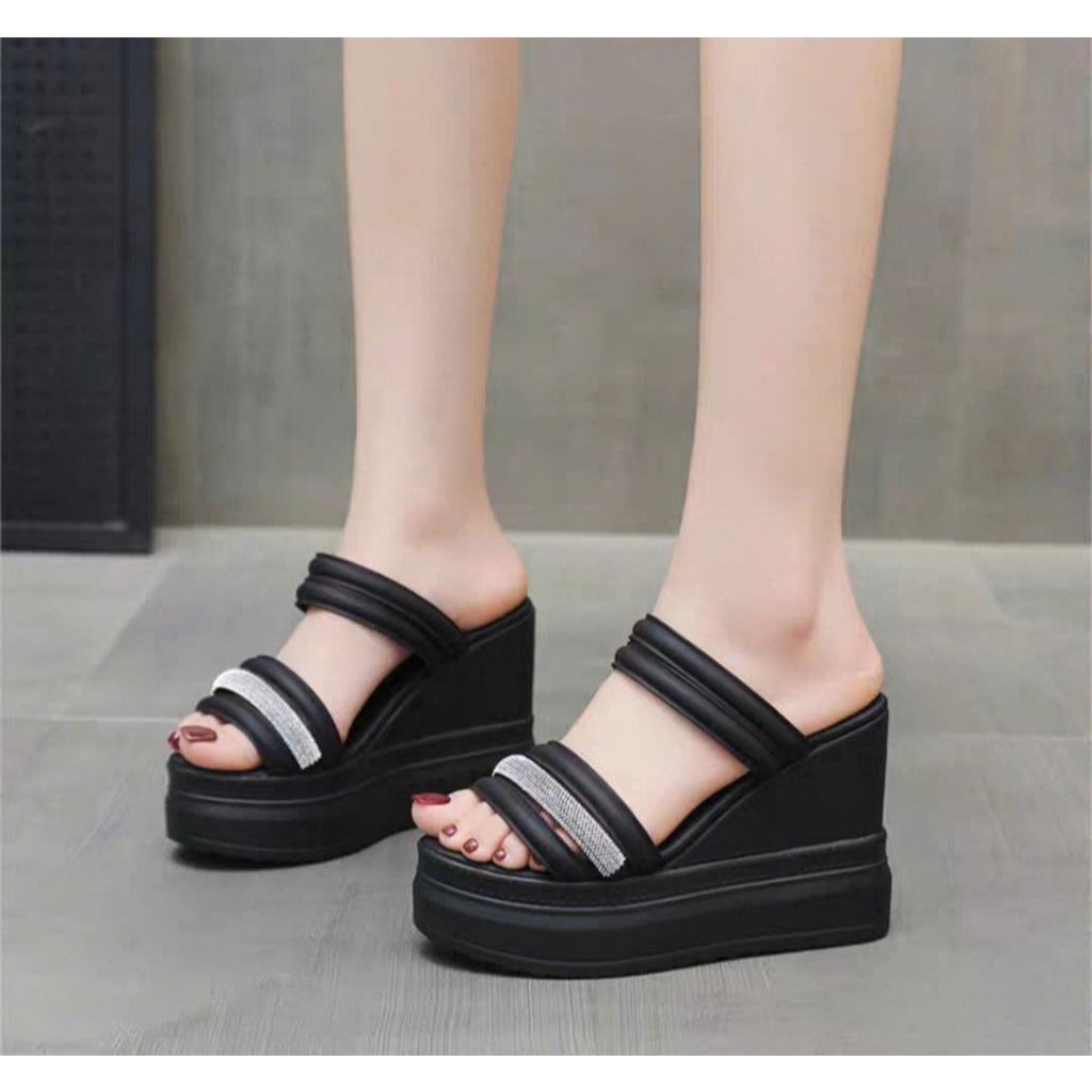 5-Strap LEATHER CANE SLIPPERS 12P SPRING PREMIUM LINE X10 GP1 | Shopee ...