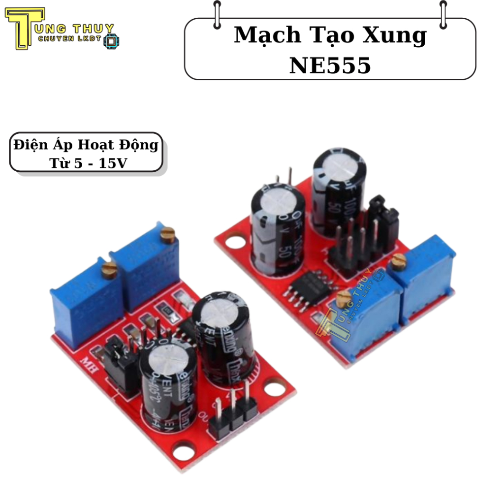 NE555 PWM Pulse Generator Circuit - Square Pulse Circuit - High Quality ...
