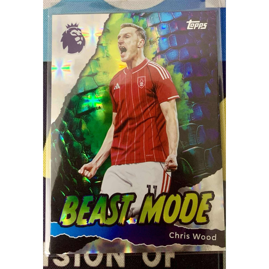 Football Card M829 Chris Wood Nottingham Forest Best Mode Topps EPL ...