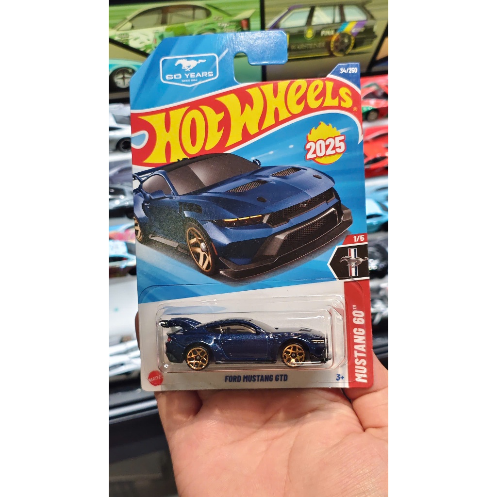 Hot Wheels Ford Mustang GTD Model Car (Dark Blue) | Shopee Philippines