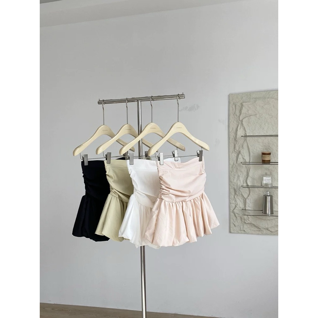 Rib-shaped tube top (available in many colors) | Shopee Philippines