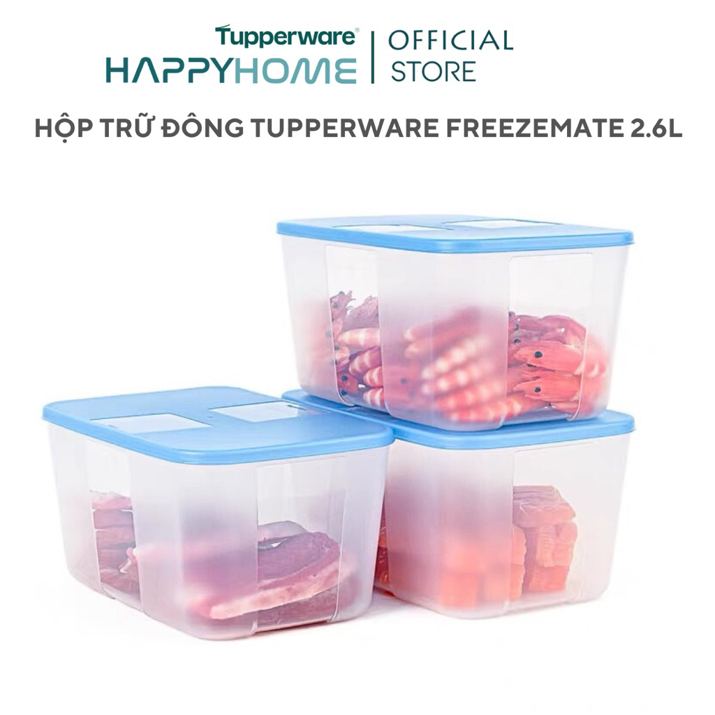 Genuine Tupperware Freezemate 2.6L Lifetime Freezer Box - Virgin ...