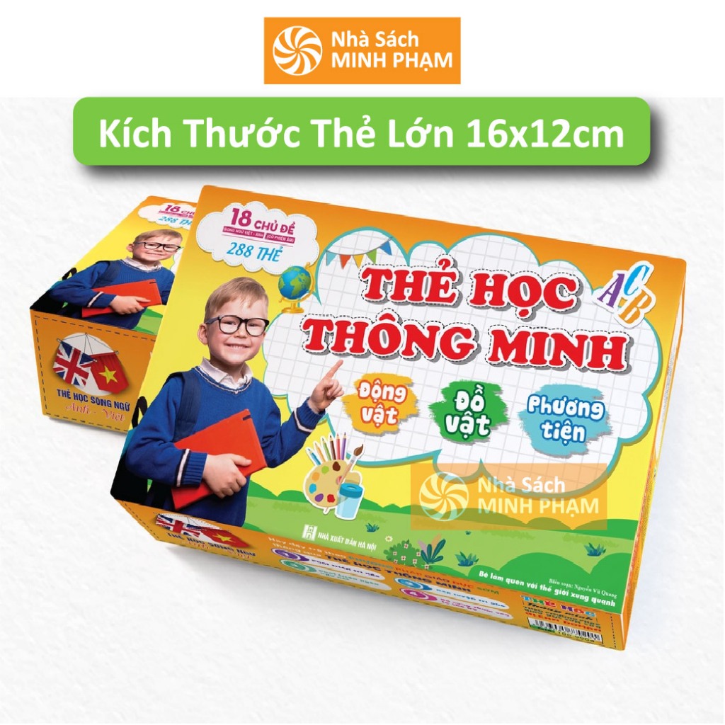Smart Learning Card Set with 18 Large Topics 16x12cm - Bilingual ...
