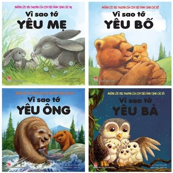 Book - Why I love (Complete set of 4 books, Kim Dong Publishing House ...