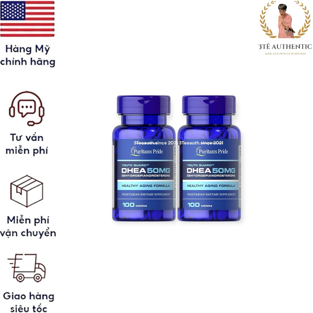 [IMPORTED IN USA - AIR PRODUCTS] Puritan's Pride DHEA 50mg pills ...