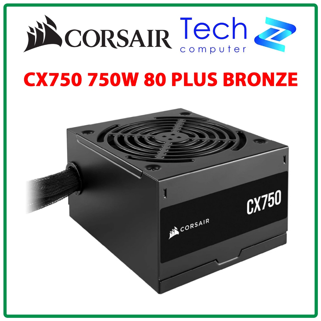 Corsair CX750 Computer Power Supply – 750W – 80 Plus Bronze – Genuine ...