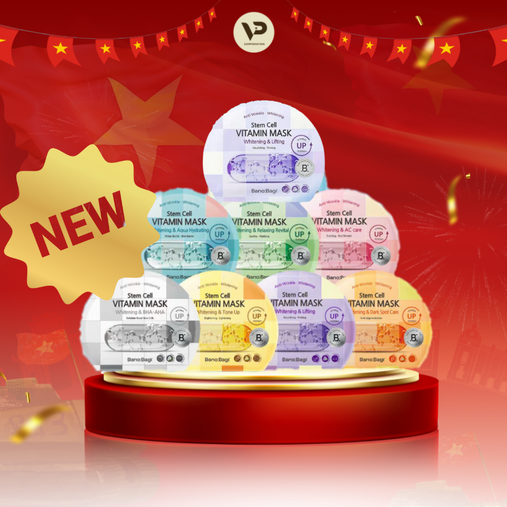 [Latest Model 2025] Banobagi Stem Cell Vitamin Mask - Full Box | Shopee ...