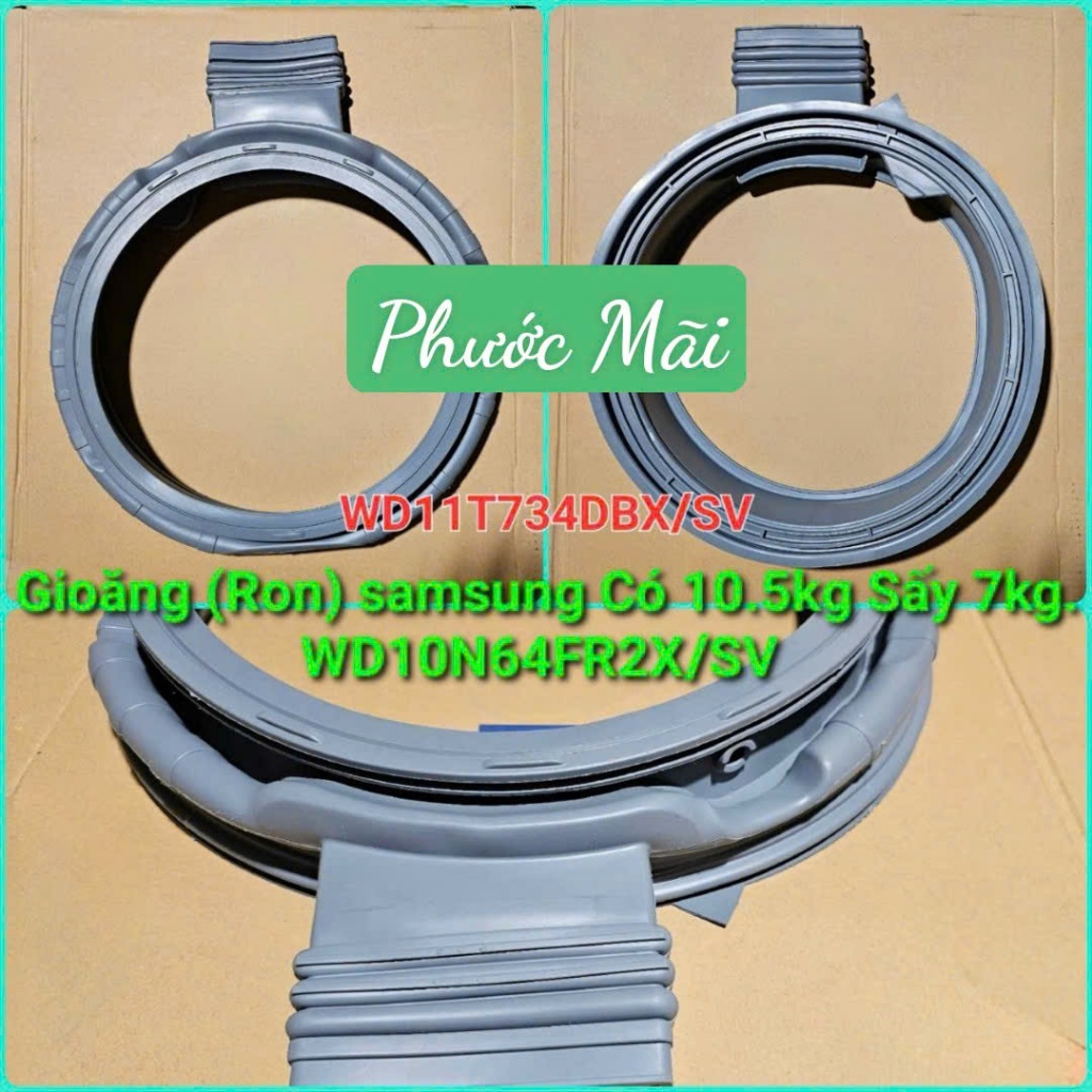 RON SAMSUNG FRONT DOOR WASHING MACHINE WITH DRYER NECK DC64-03723A, MD ...