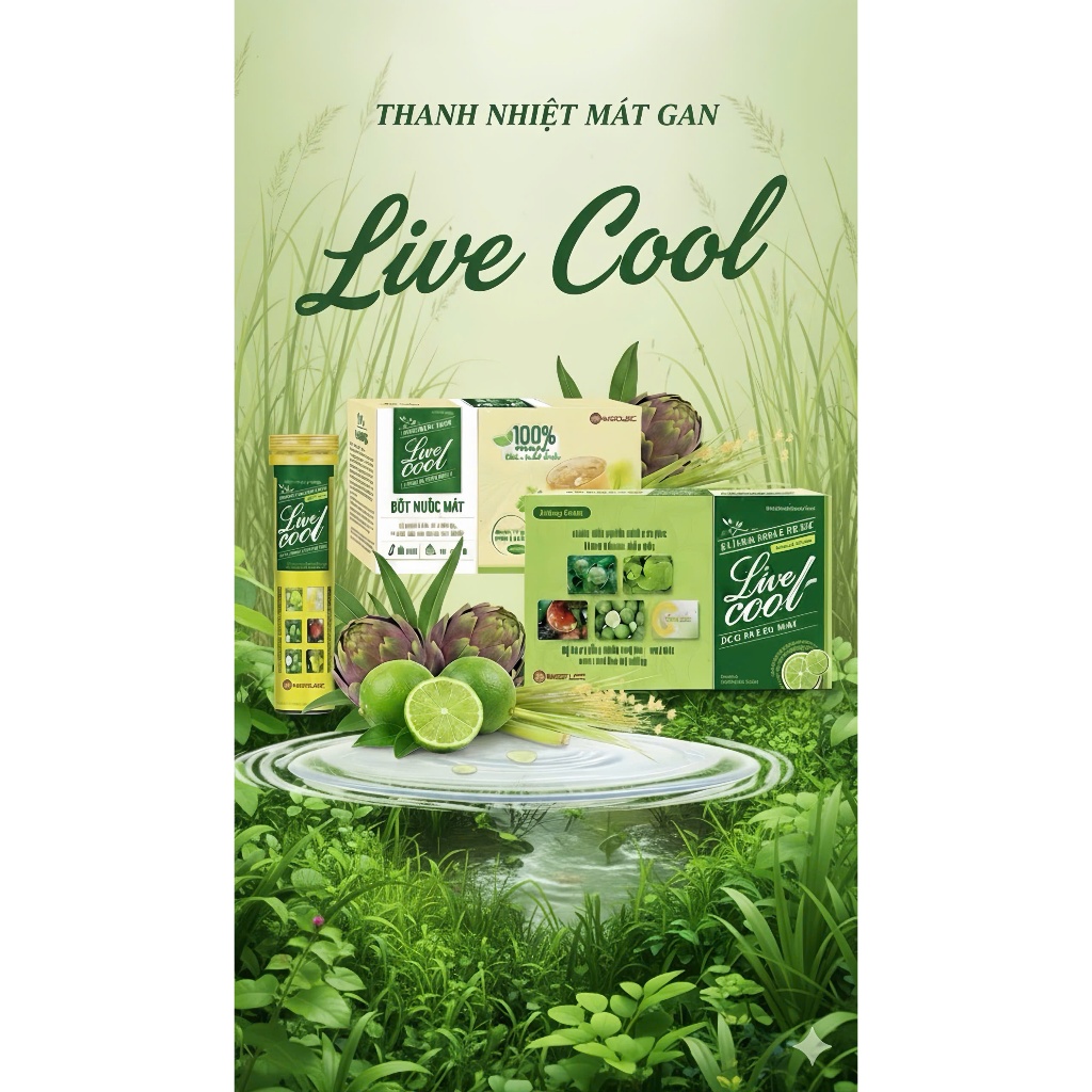 LIVES COOL POWDER/POWER PILLS CLEAR HEAT, DETOXIFY, COOL THE LIVER ...