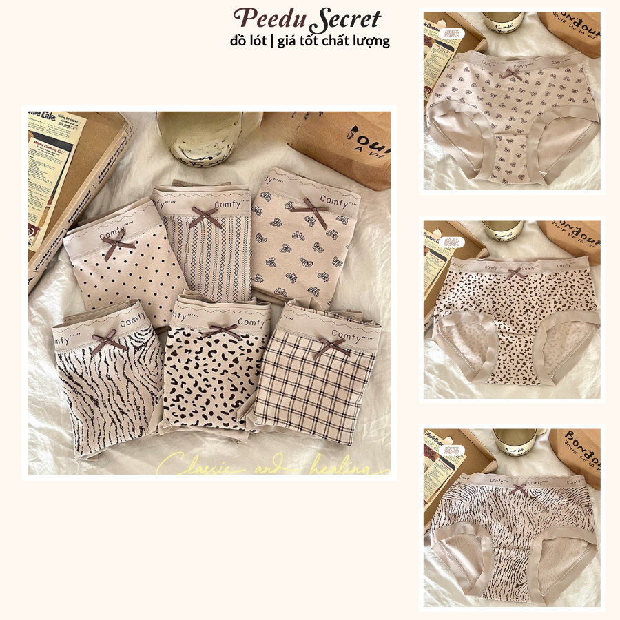 Soft Korean Cotton women's underwear with unique patterns to create a ...