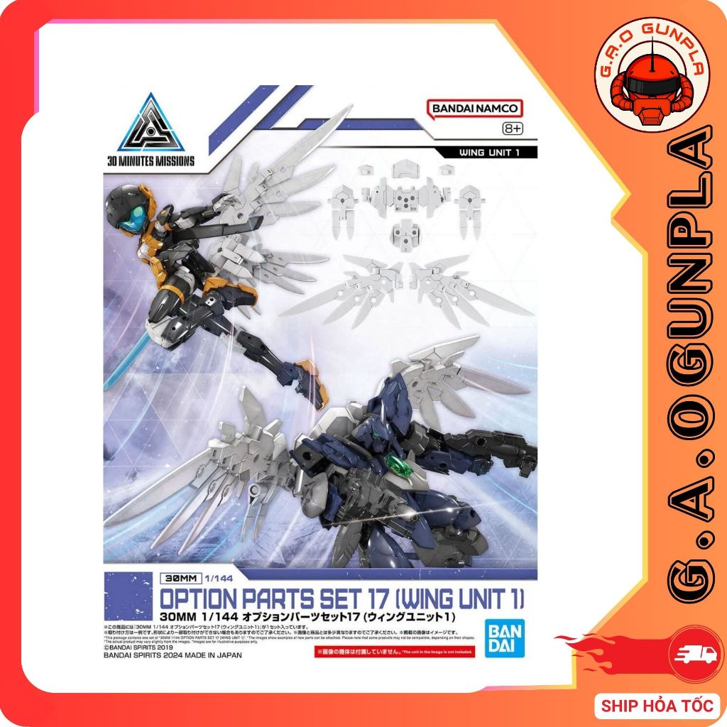 Genuine bandai Gundam assembly model with accessories 30MM 1/144 OPTION ...