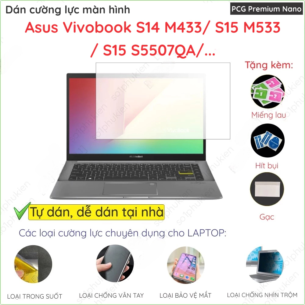 Toughened screen protector for ASUS VivoBook S16 S3607VA S3607CA S14 ...