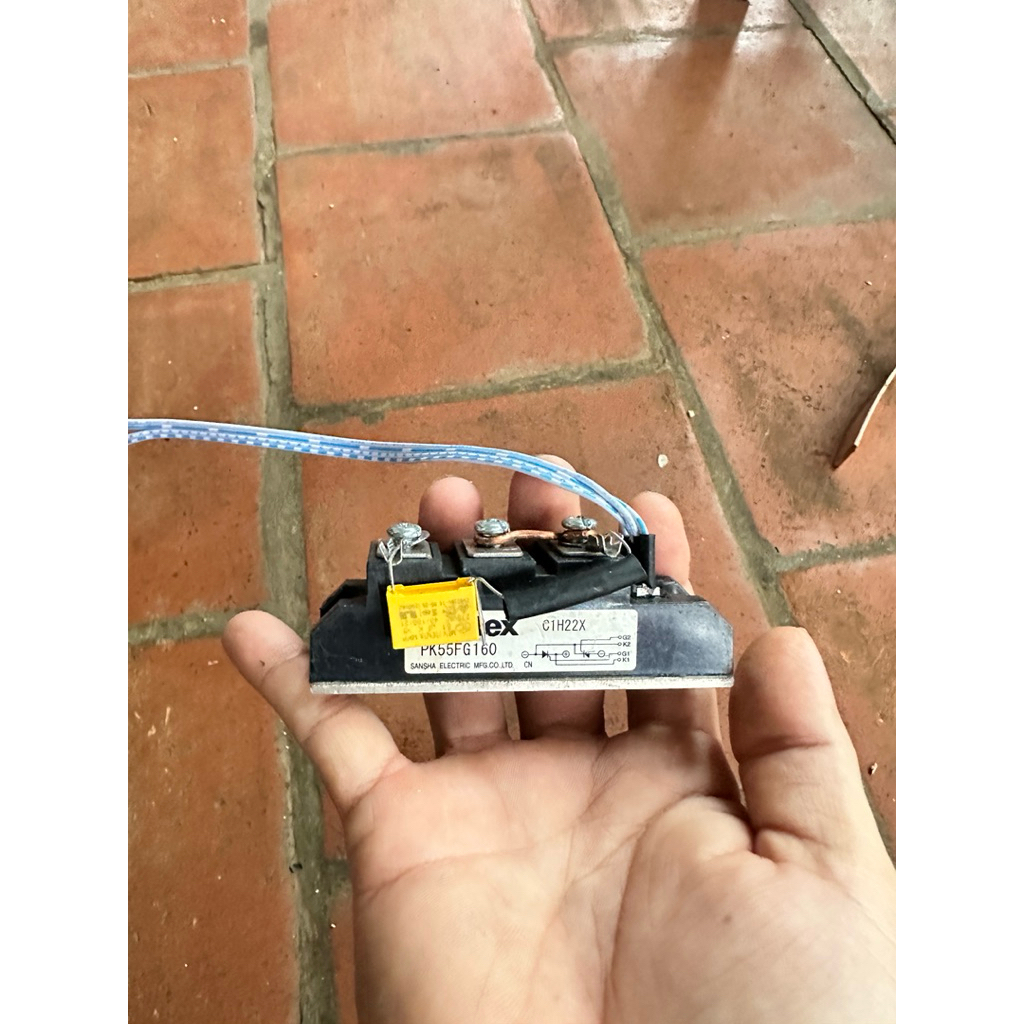 SCR INCLUDED CORD AND CAPACITOR, INSTALLATION FOR CELL WELDING MACHINE ...