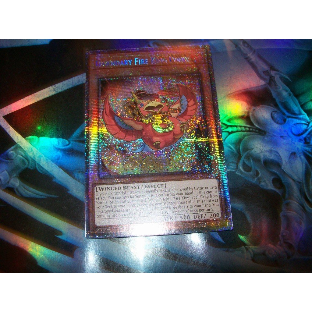YUGIOH Card - TCG - Legendary Fire King Ponix - MP25-EN048 - Starlight ...