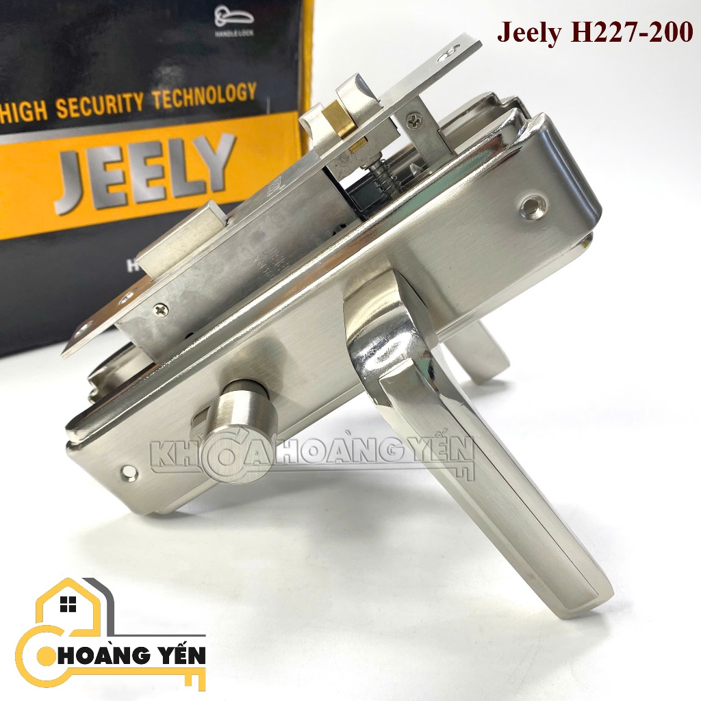 Jeely H227-200 SN/NP lever lock, Room door lock made of Iron/Aluminum ...